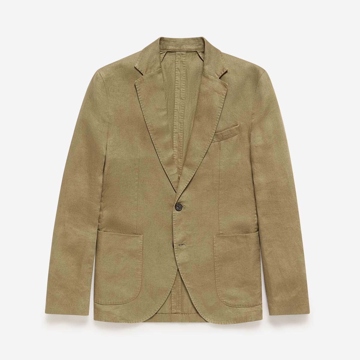 Eccles Sand Linen Blazer | Men's Blazers | Oliver Sweeney