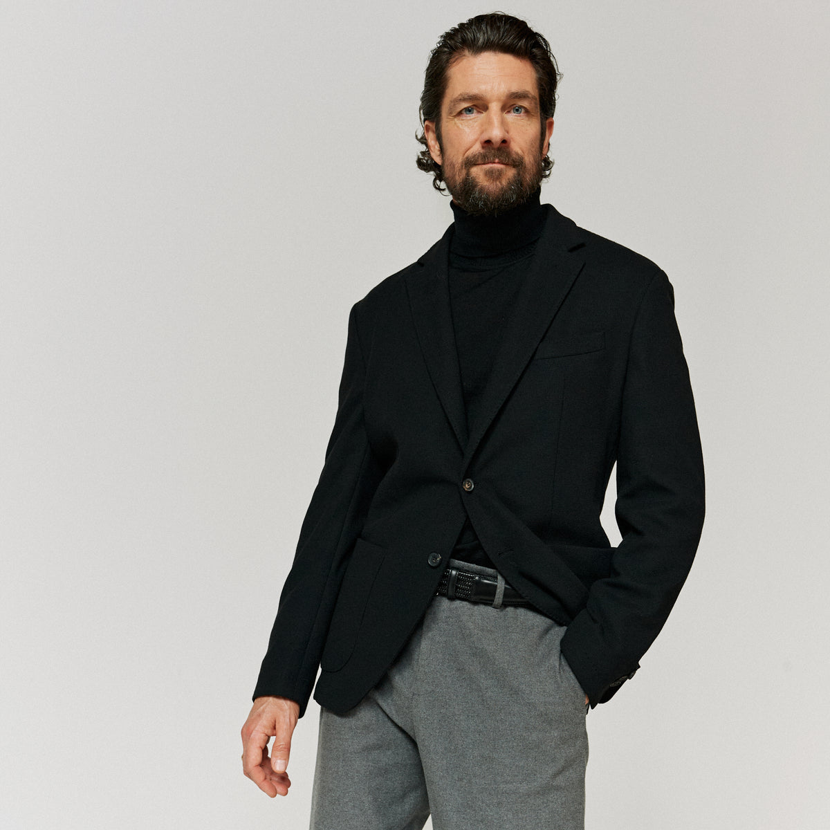 Eccles Black Blazer | Men's Blazers | Oliver Sweeney