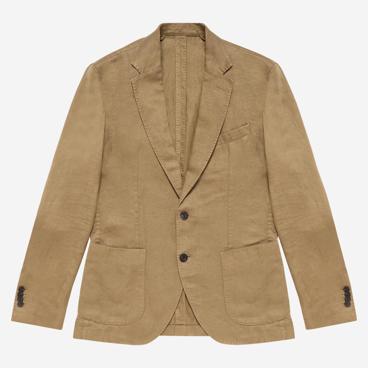 Eccles Sand Linen Blazer | Men's Blazers | Oliver Sweeney