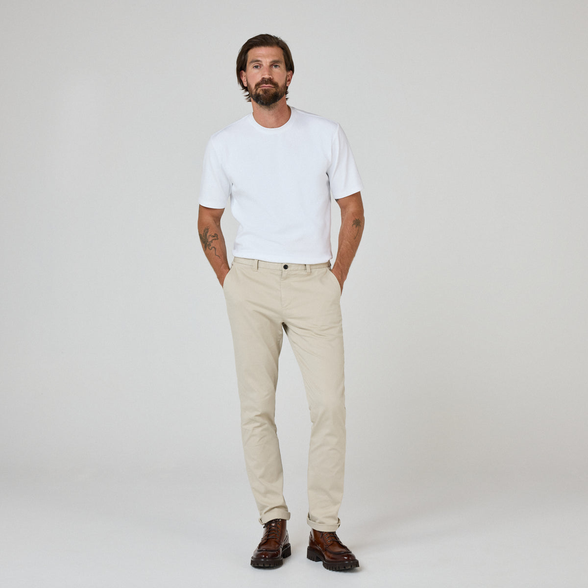 Besterios Stone | Men's Cotton Chinos | Men's Trousers – Oliver Sweeney