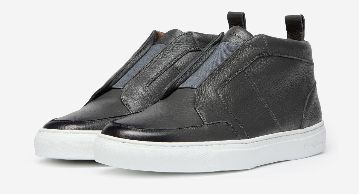 Barletta Dark Grey | Men's Trainers | Oliver Sweeney