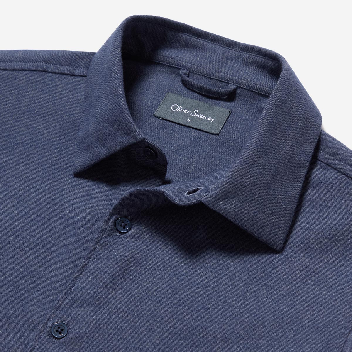 Barnham Dark Blue | Men's Shirts | Oliver Sweeney