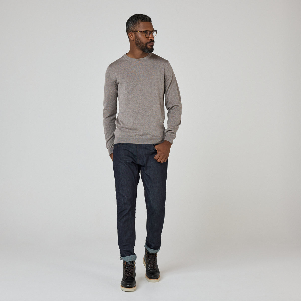 Camber Mole Wool Jumper | Men's Knitwear | Oliver Sweeney