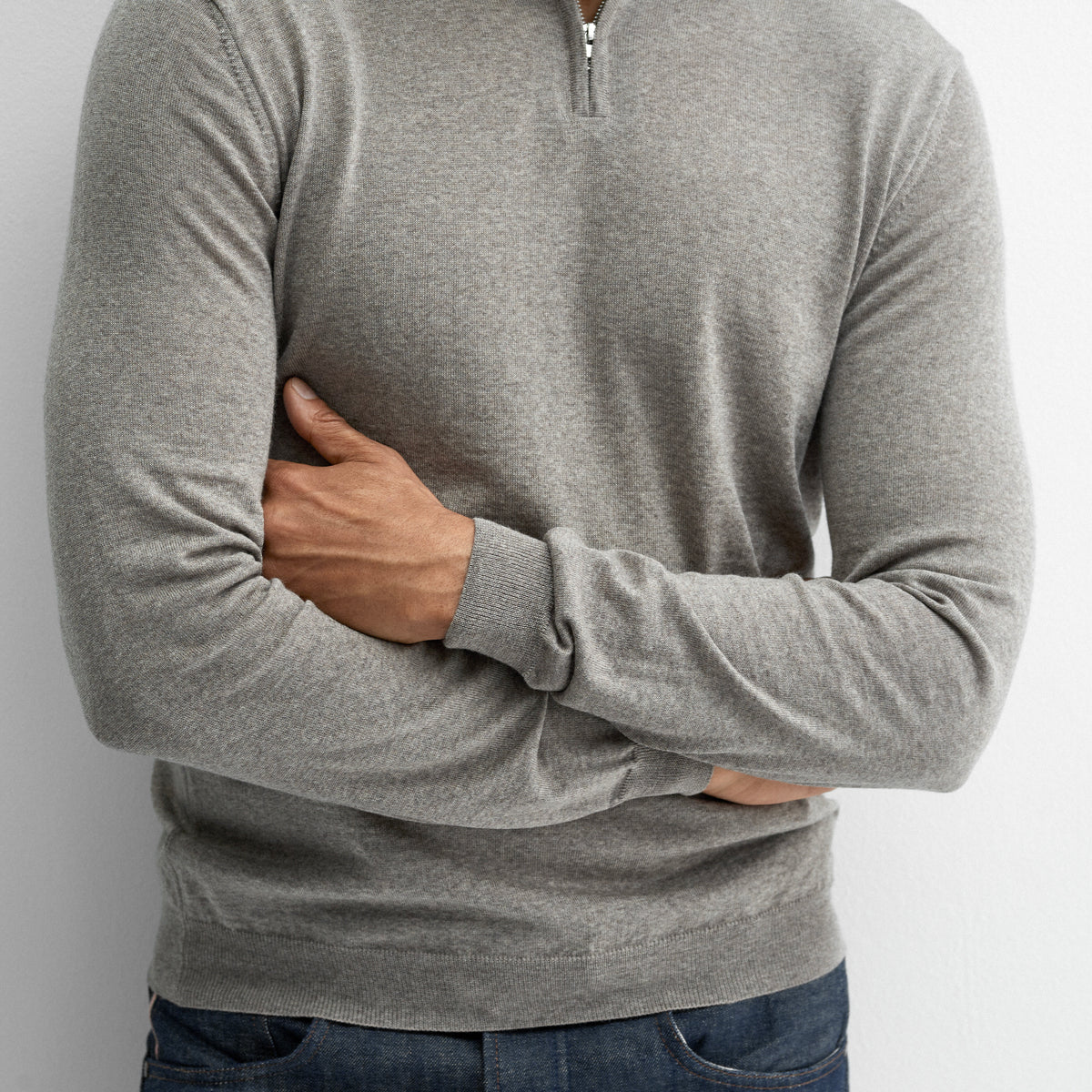 Curragh Mole Wool Jumper | Men's Knitwear | Oliver Sweeney