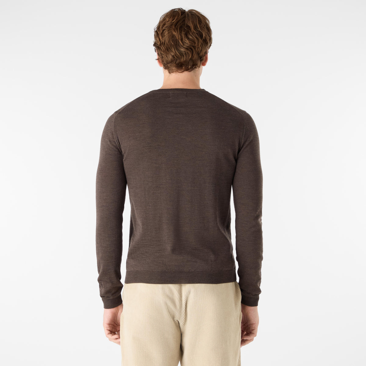 Camber Chocolate | Men's Knitwear | Oliver Sweeney