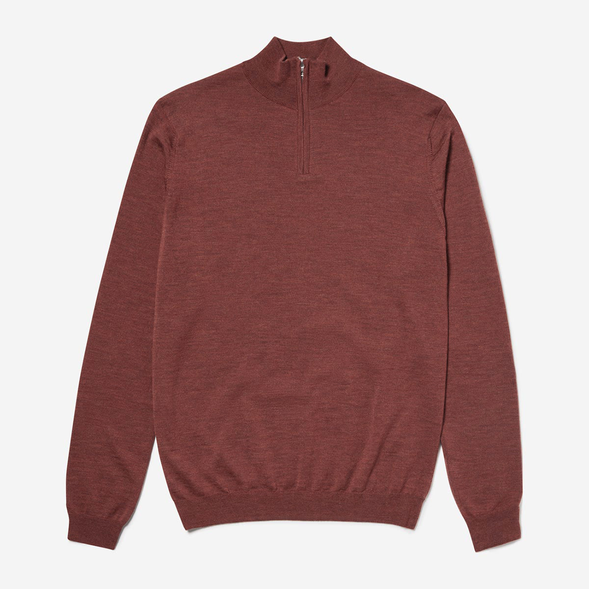 Curragh Rust Wool Jumper | Men's Knitwear | Oliver Sweeney