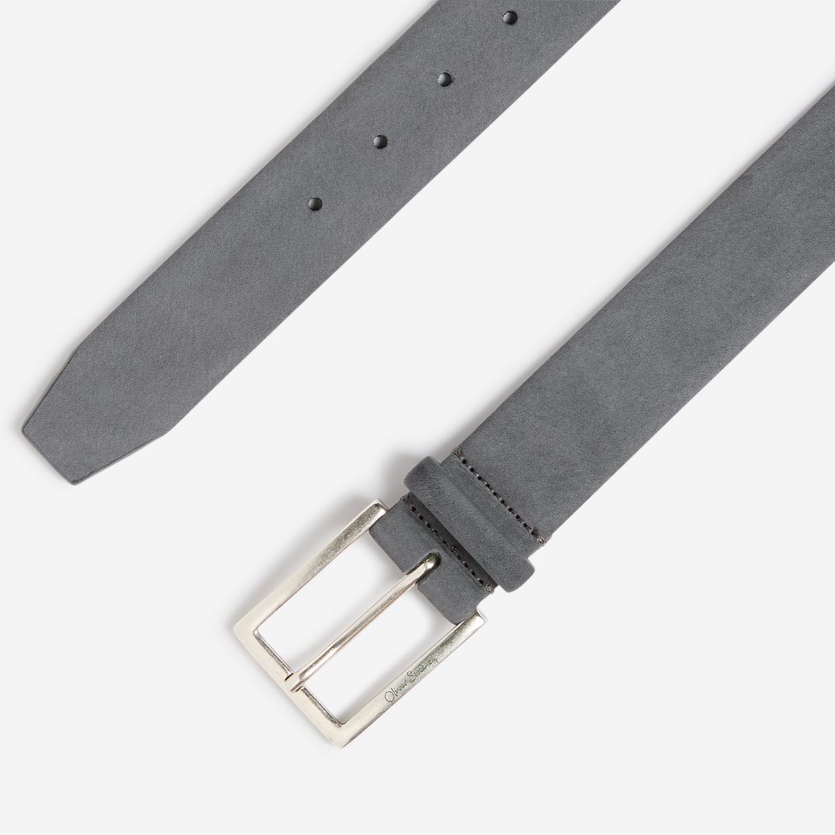 Dongo Slate | Nubuck Belt | Men's Belts | Oliver Sweeney