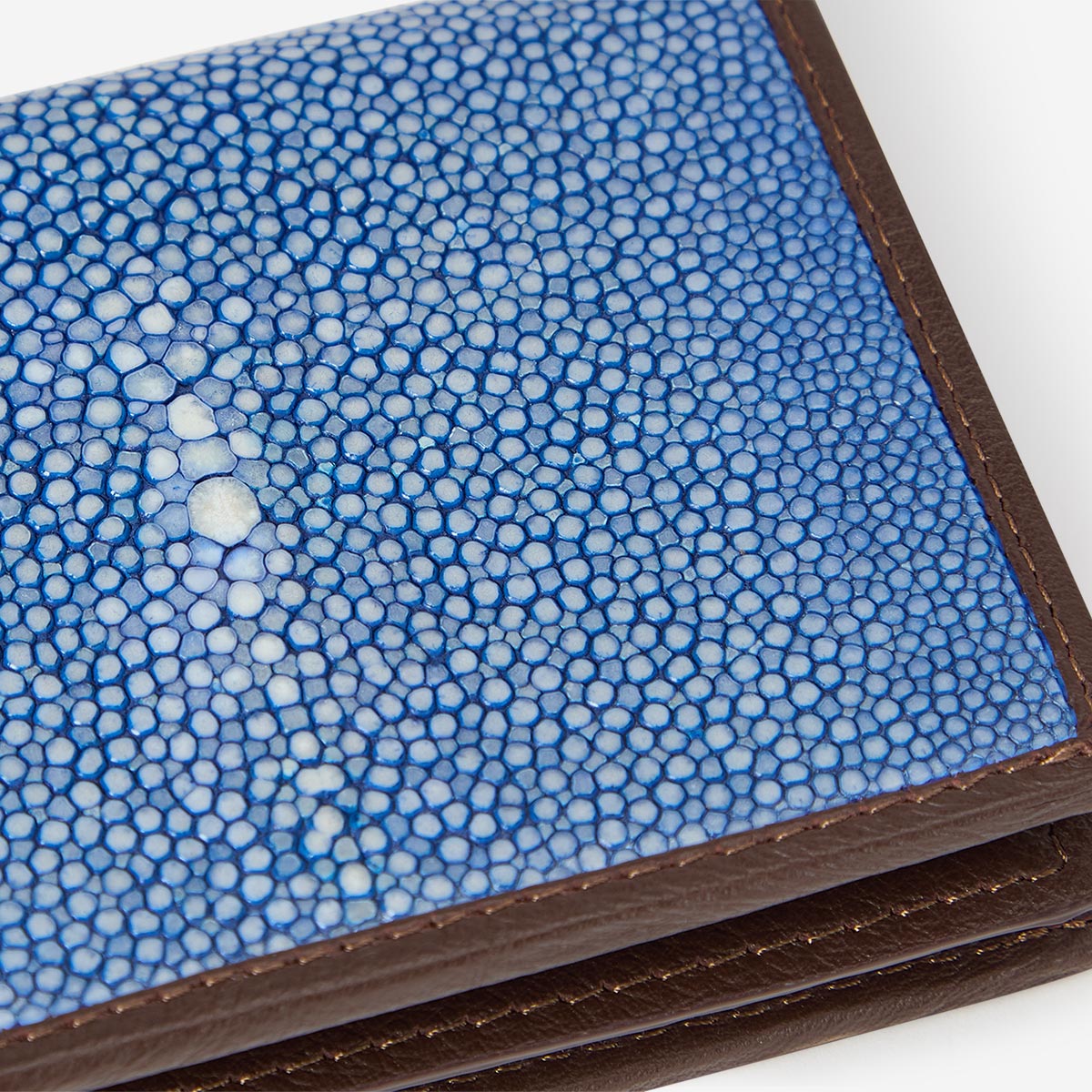 Dunsfold Blue | Stingray Leather Wallet | Men's Wallets | Oliver Sweeney