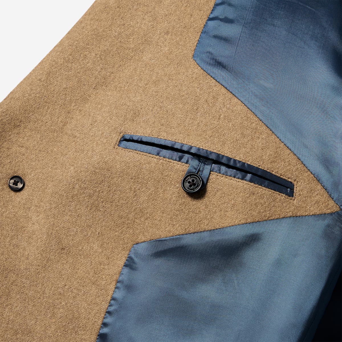 Eglinton Wheat Wool Coat | Men's Coats & Jackets | Oliver Sweeney