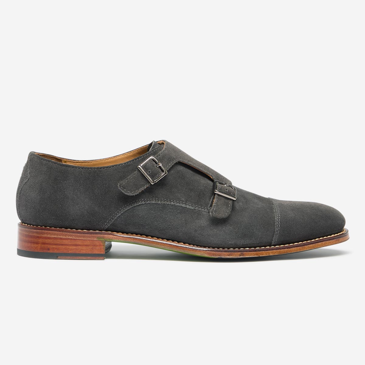Erbottle Grey | Monk Shoes | Men's Shoes | Oliver Sweeney