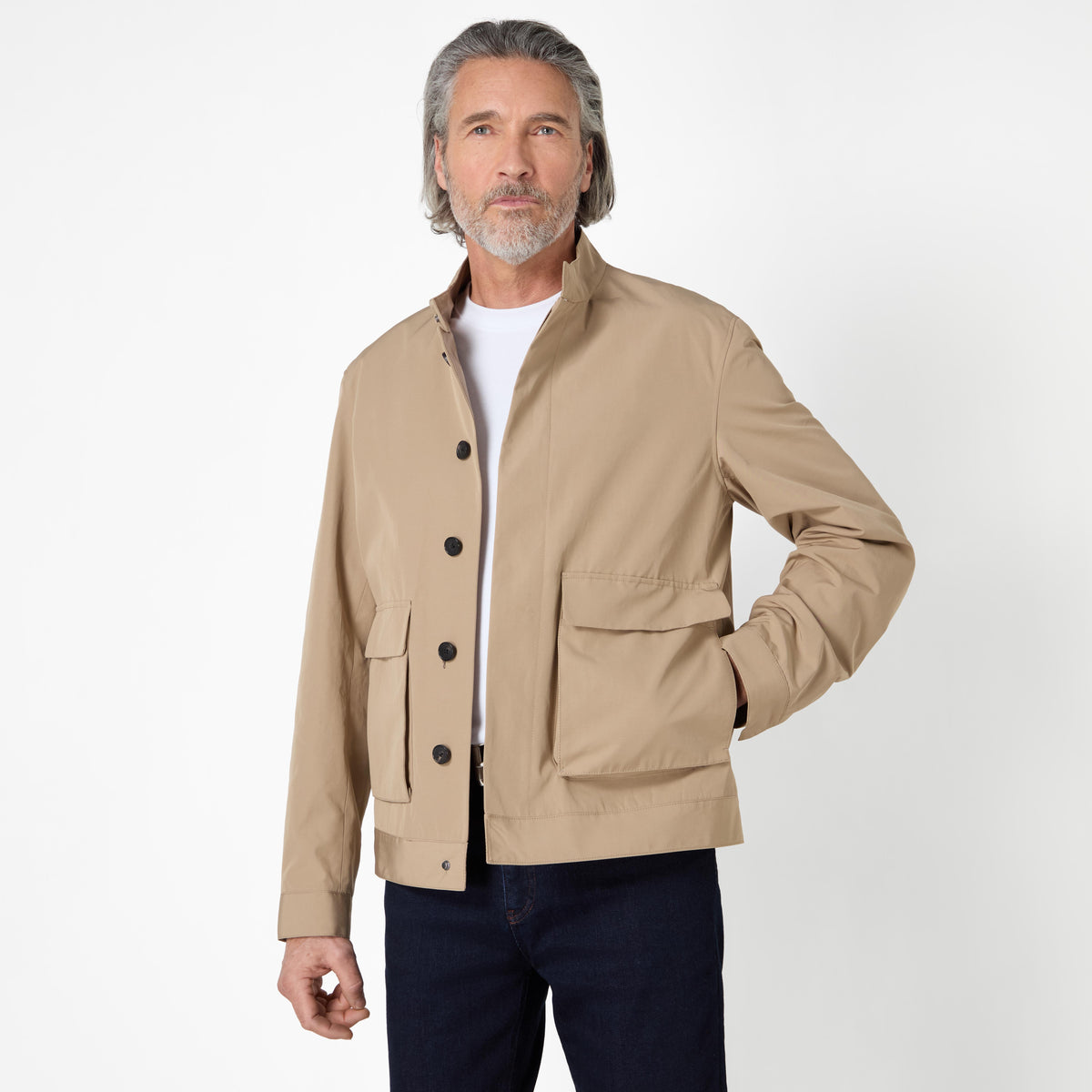 Highworth Stone Jacket | Men's Coats & Jackets | Oliver Sweeney
