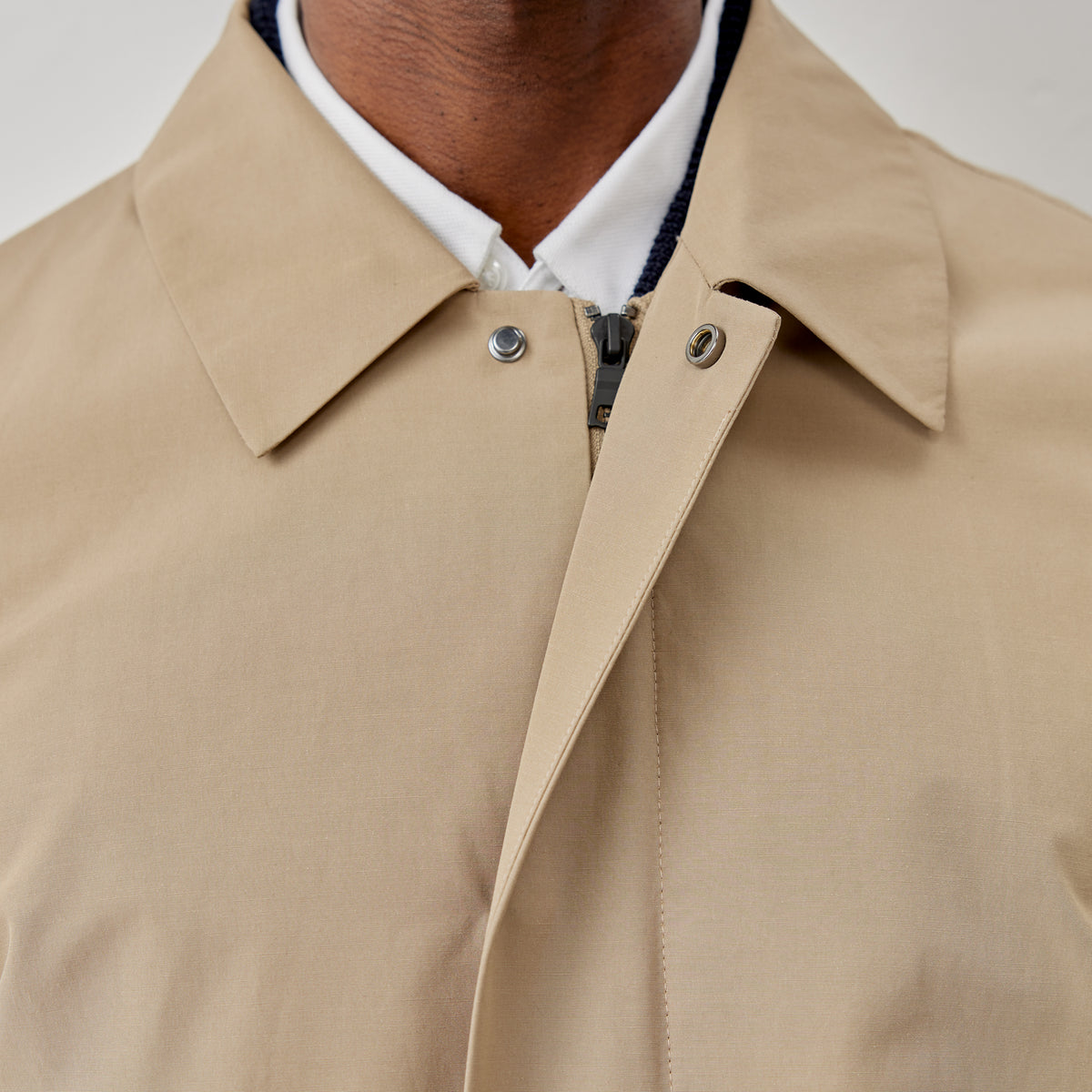 Huntingfield Stone Mac | Men's Coats & Jackets | Oliver Sweeney