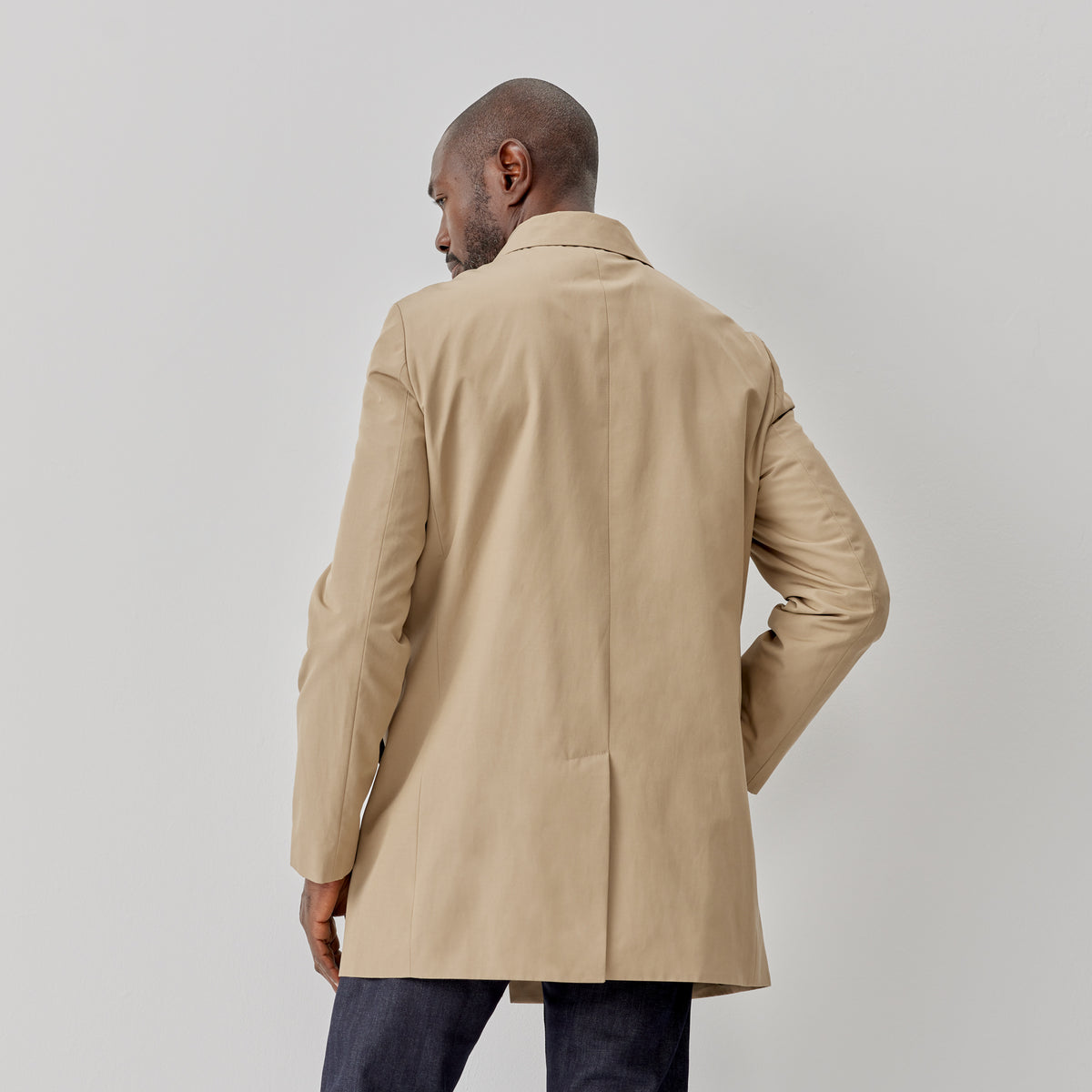 Huntingfield Stone Mac | Men's Coats & Jackets | Oliver Sweeney