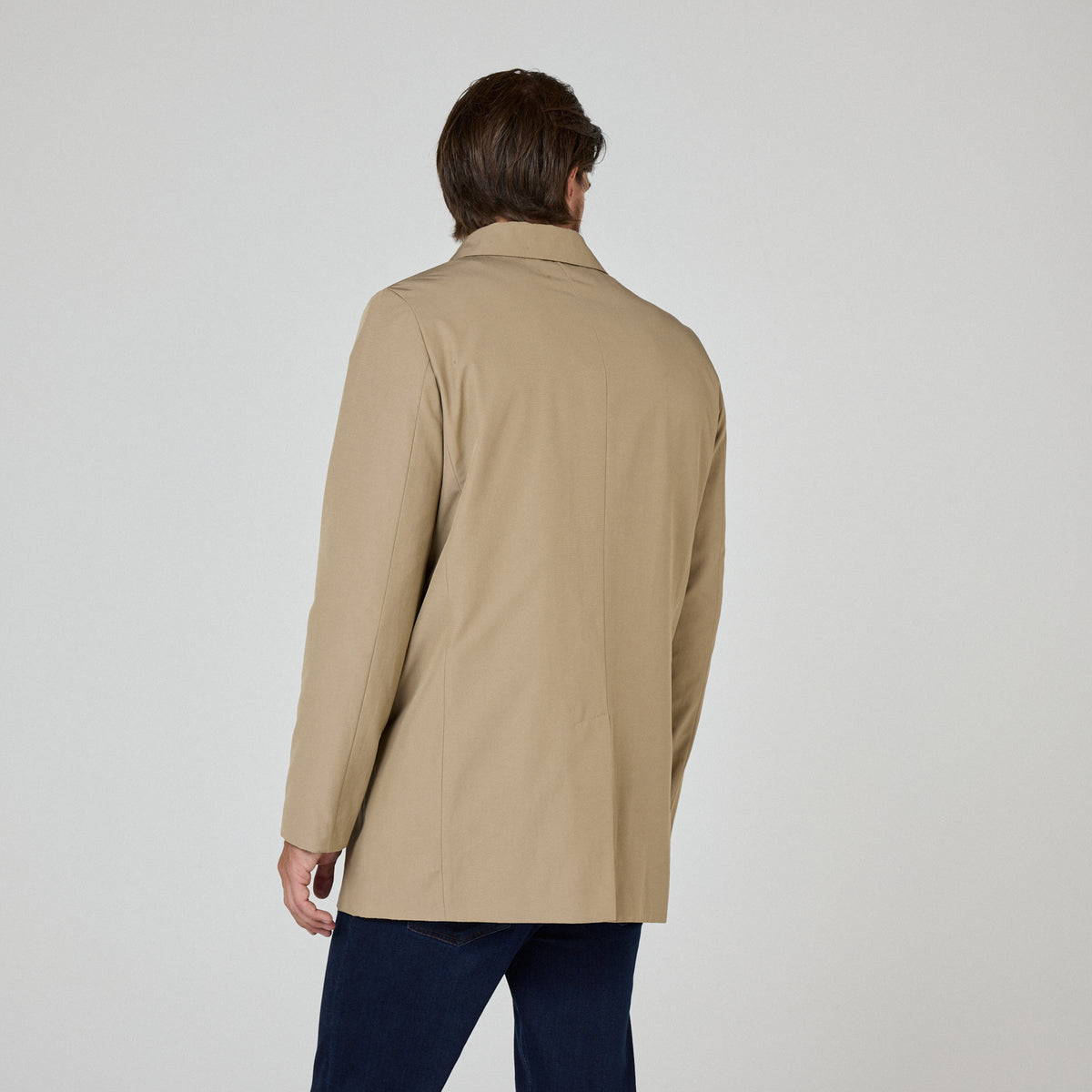 Huntingfield Stone Mac | Men's Coats & Jackets | Oliver Sweeney