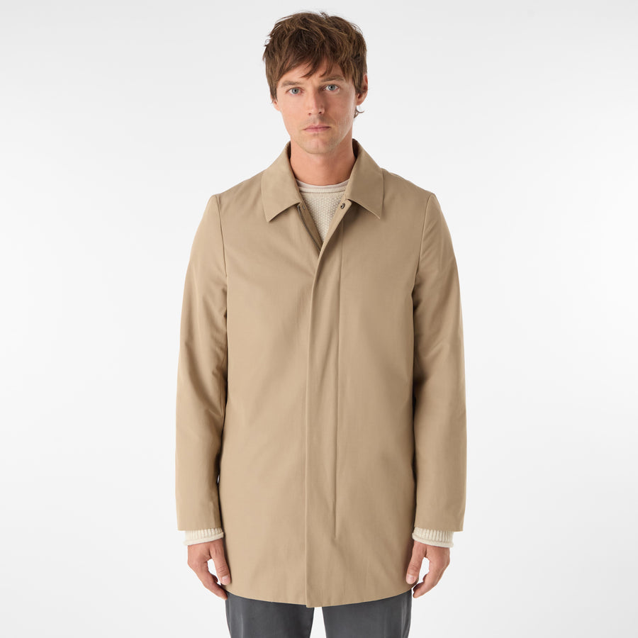 Huntingfield Stone Mac | Men's Coats & Jackets | Oliver Sweeney