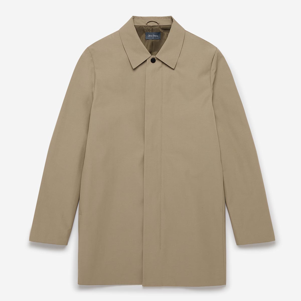 Huntingfield Stone Mac | Men's Coats & Jackets | Oliver Sweeney