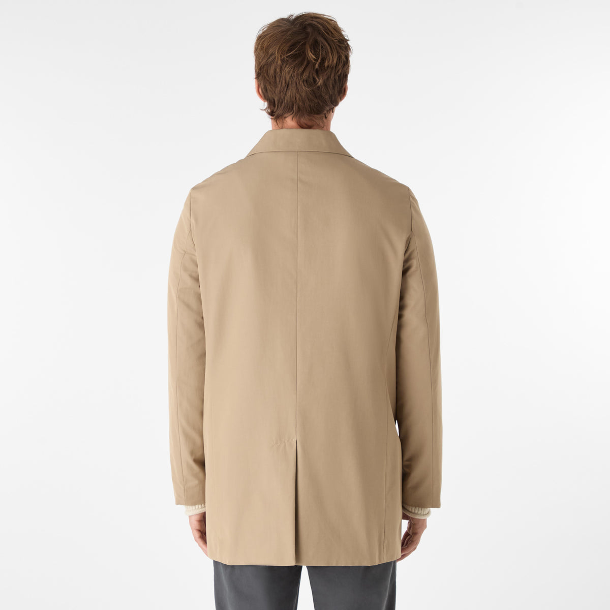 Huntingfield Stone Mac | Men's Coats & Jackets | Oliver Sweeney