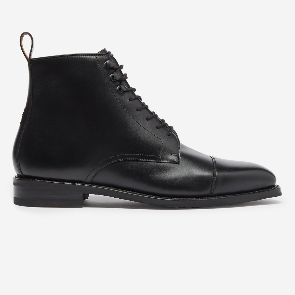 Inglesham Black Derby Boots | Men's Boots | Oliver Sweeney