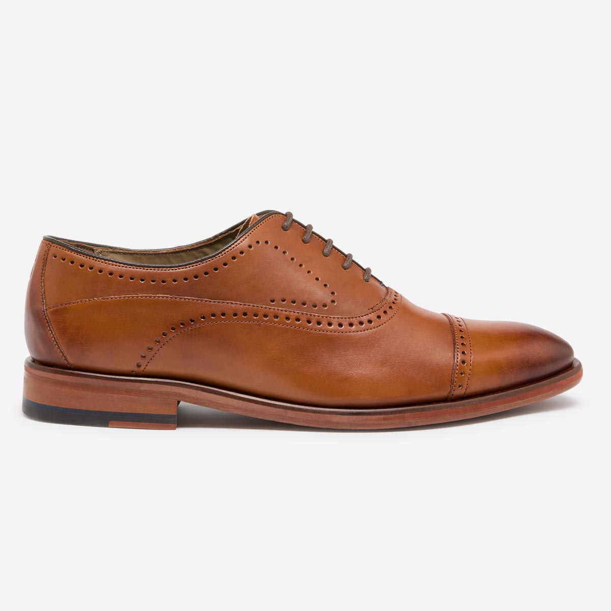 Mallory Tan | Calf Leather Oxford Shoe | Men's Shoes | Oliver Sweeney