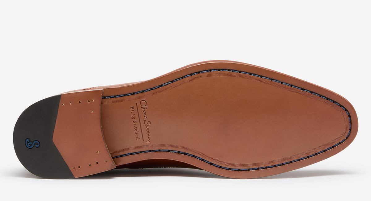 Mallory Tan | Calf Leather Oxford Shoe | Men's Shoes | Oliver Sweeney