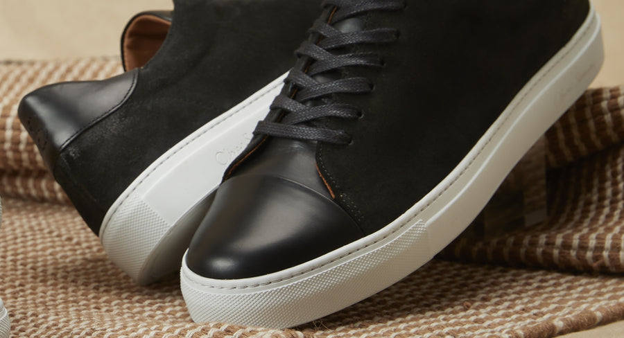 Ossos Black | Ossos Black | Men's Trainers | Oliver Sweeney