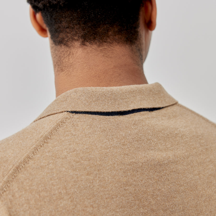 Penley Camel Short Sleeved Shirt | Men's Shirts | Oliver Sweeney