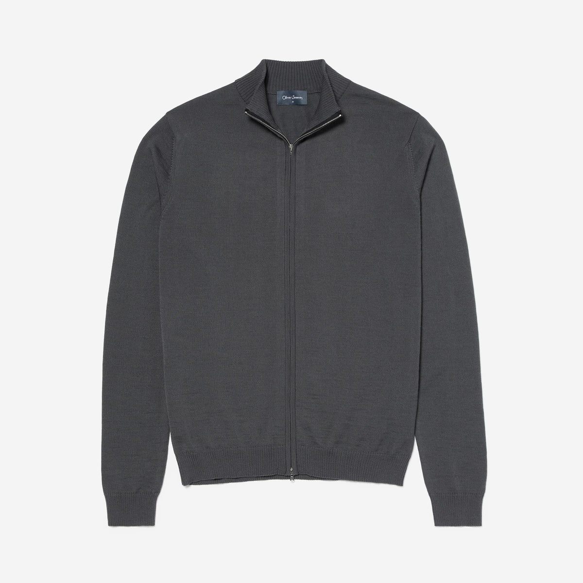 Shawell Charcoal | Men's Knitwear | Oliver Sweeney