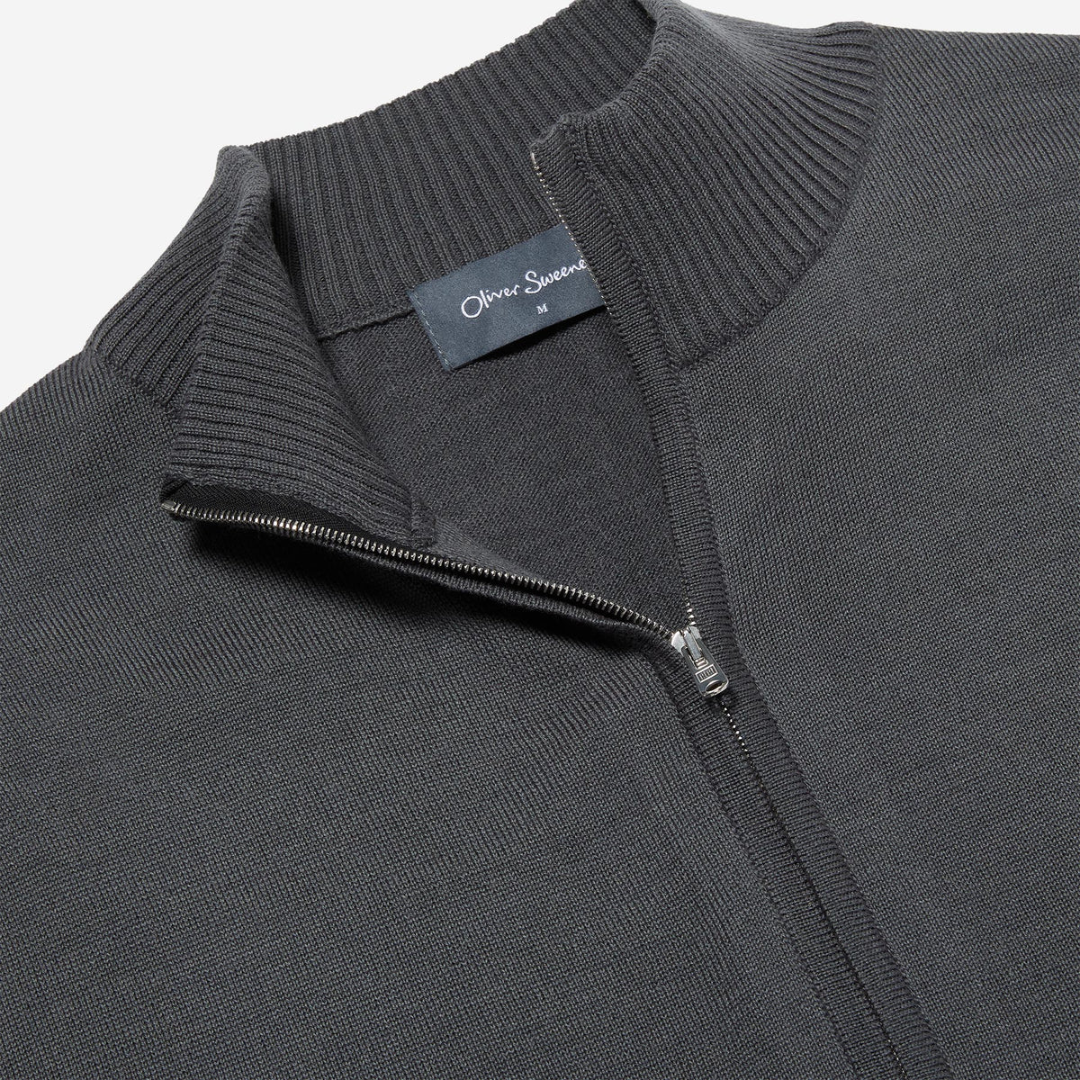 Shawell Charcoal | Men's Knitwear | Oliver Sweeney