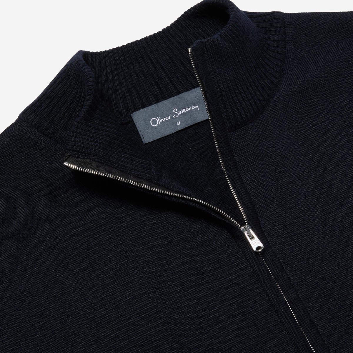 Shawell Navy | Men's Knitwear | Oliver Sweeney