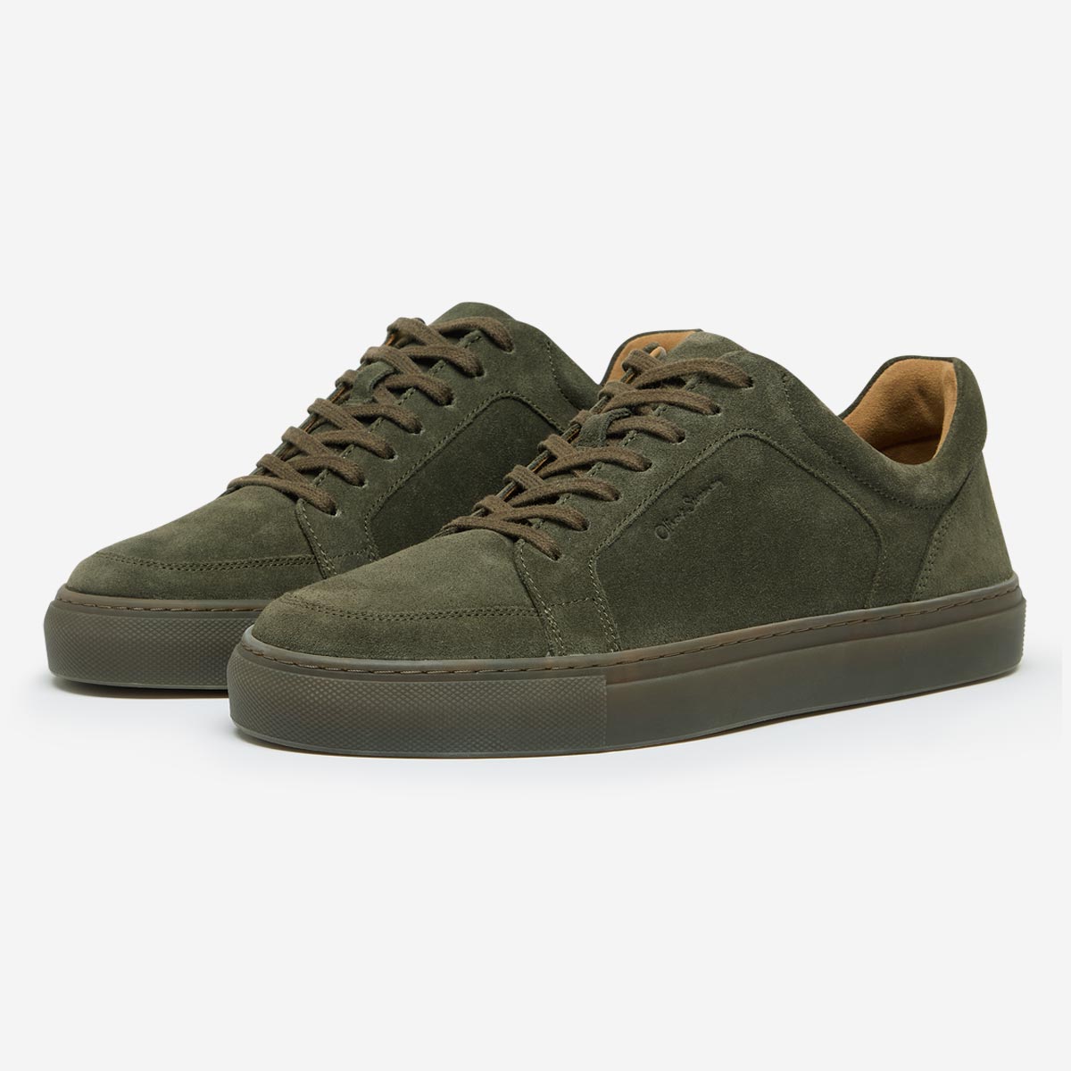 Tadley Khaki | Men's Trainers | Oliver Sweeney