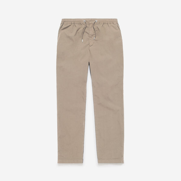 Whitton Mushroom Cotton Trousers | Men's Trousers | Oliver Sweeney