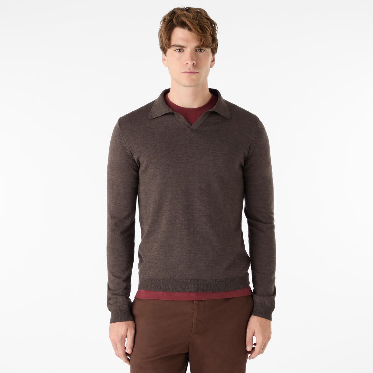 Wexford Chocolate | Men's Knitwear | Oliver Sweeney