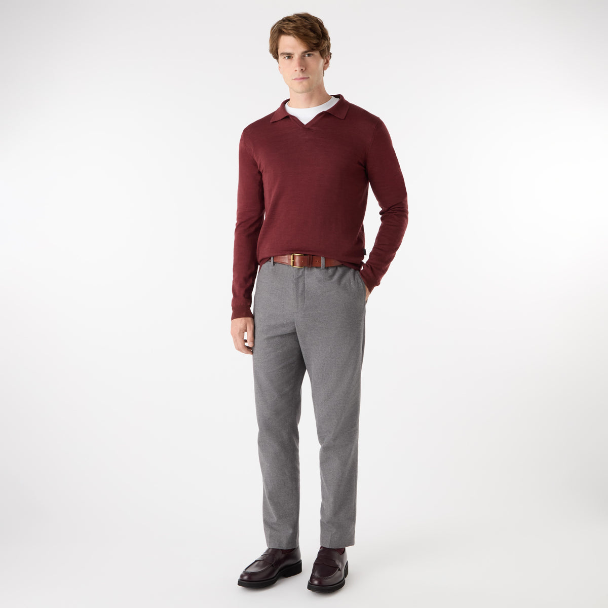 Wexford Mulberry | Men's Knitwear | Oliver Sweeney