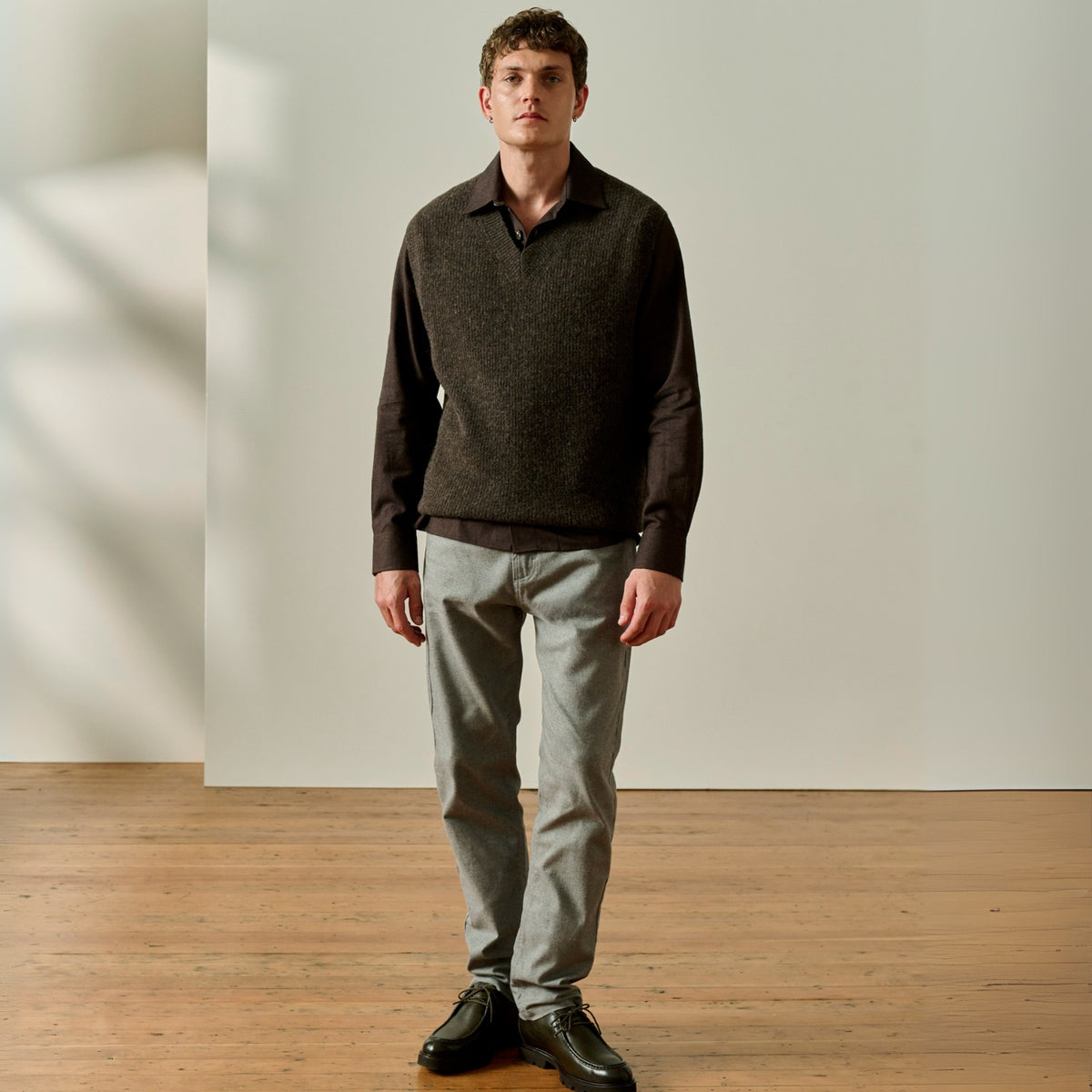 Ballina Chocolate | Men's Knitwear | Oliver Sweeney