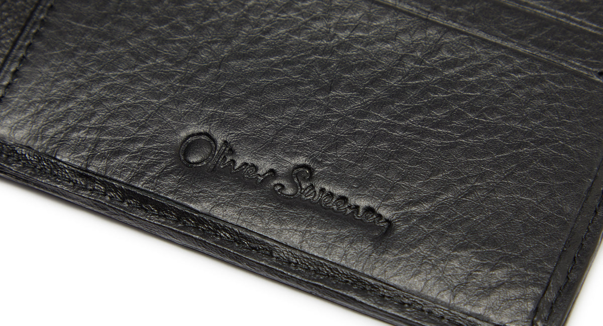 Benson Black | Stingray Leather Wallet | Oliver Sweeney