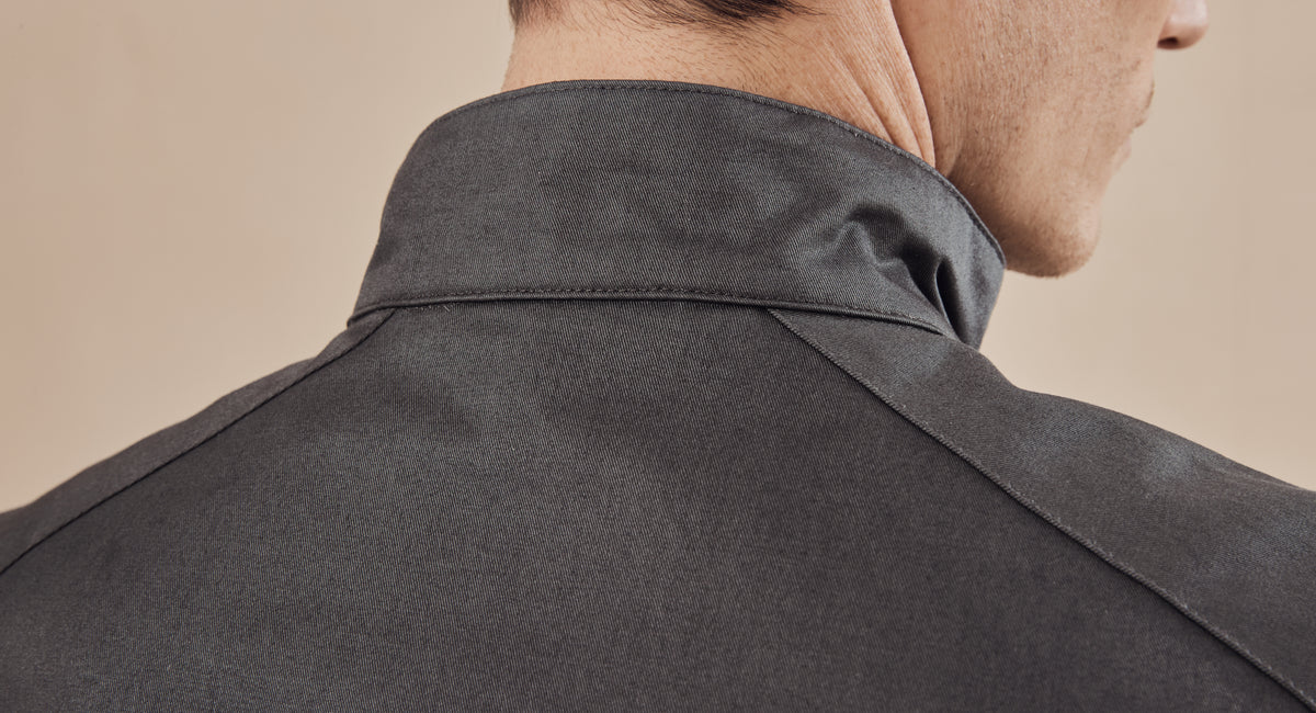 Edwinstowe Dark Grey | Men's Waxed Cotton Jacket | Oliver Sweeney