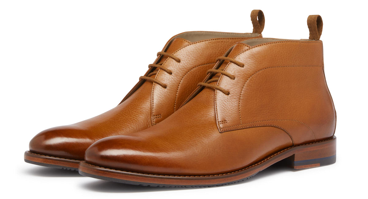 Farleton Light Tan | Leather Chukka Boots | Men's Boots | Oliver Sweeney