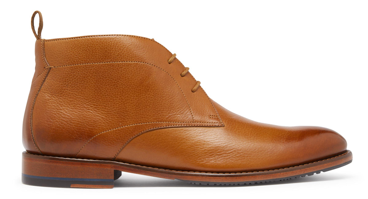 Farleton Light Tan | Leather Chukka Boots | Men's Boots | Oliver Sweeney