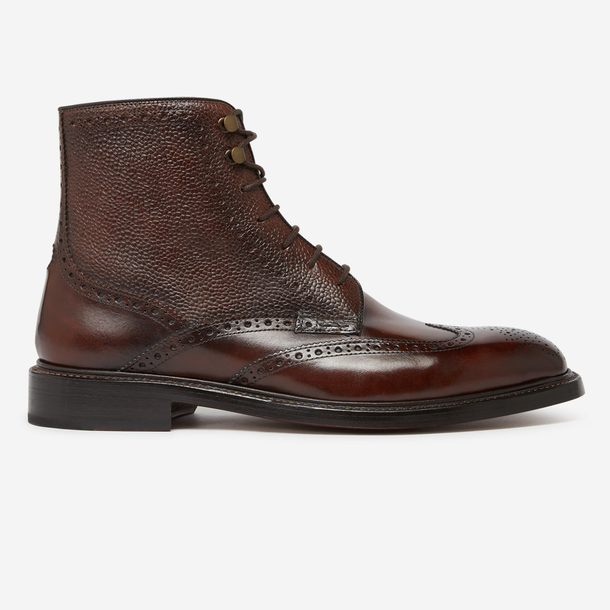 Gortbrack Brown |Leather Brogue Boots | Men's Boots | Oliver Sweeney