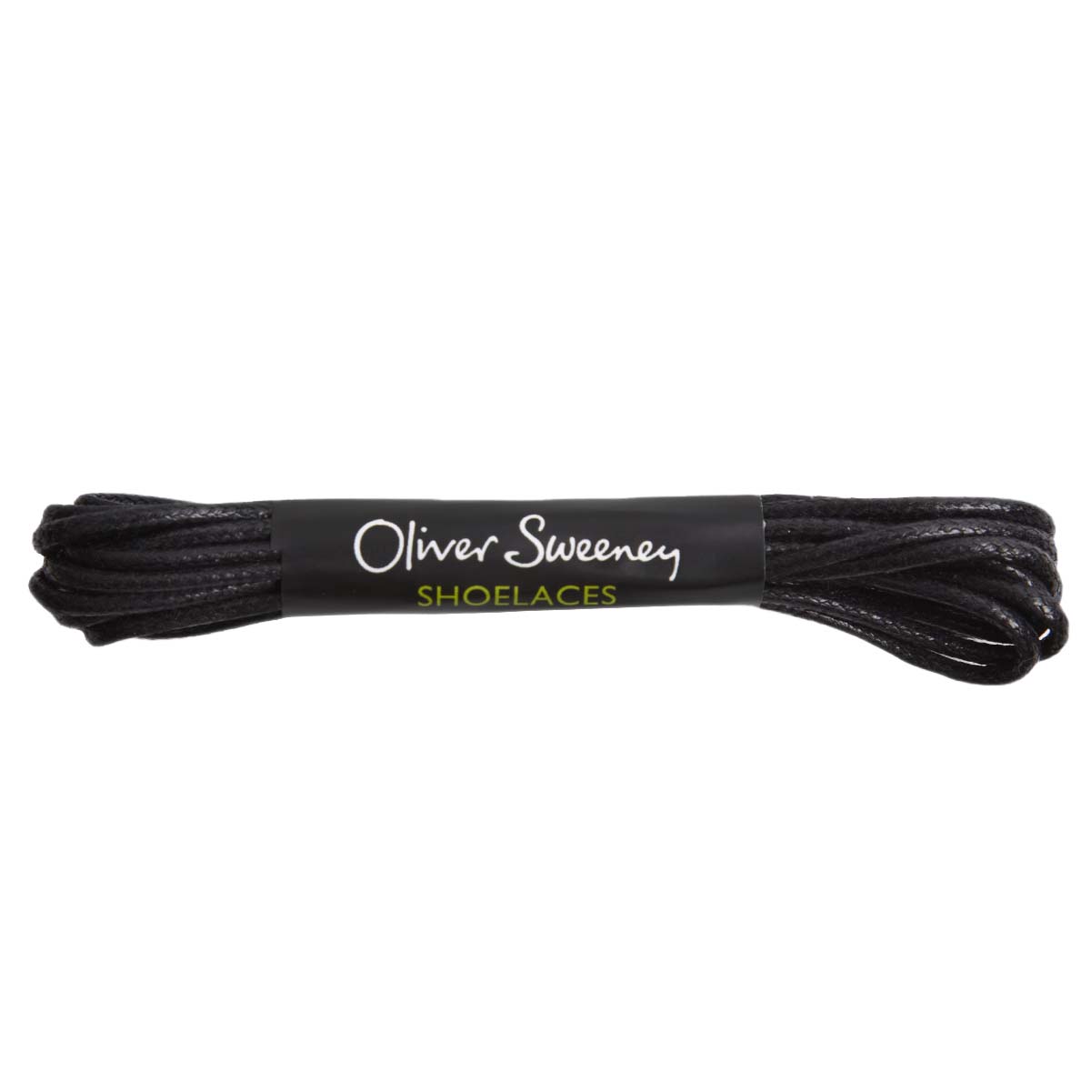 Medium Round Black Laces | Oliver Sweeney