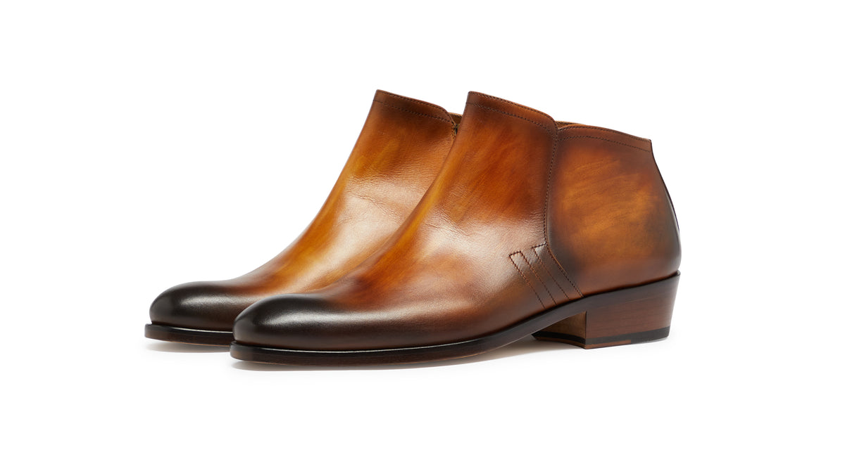 Friday Boot Dark Tan | Luke Derrick x Oliver Sweeney
