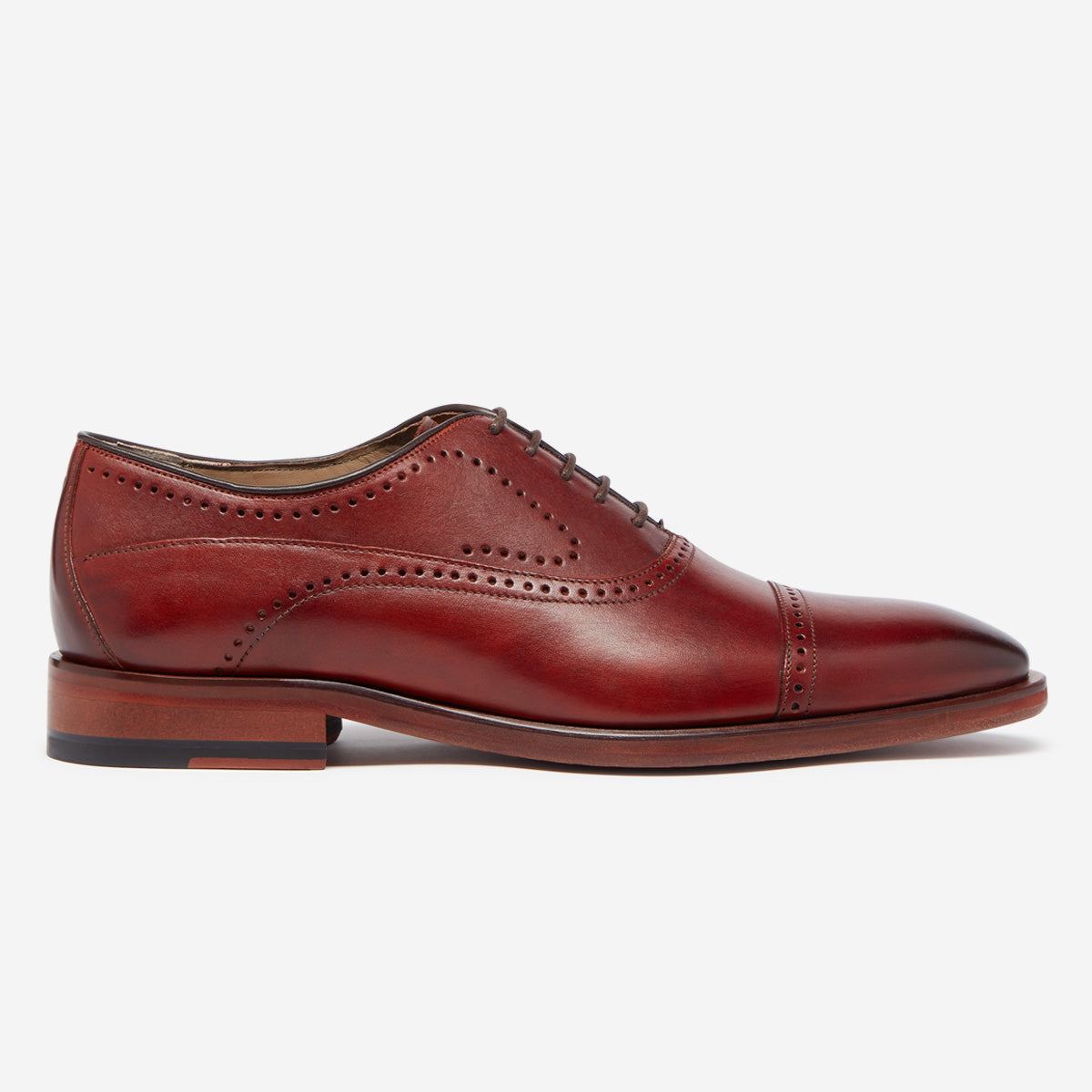Mallory Tan | Calf Leather Oxford Shoe | Men's Shoes | Oliver Sweeney