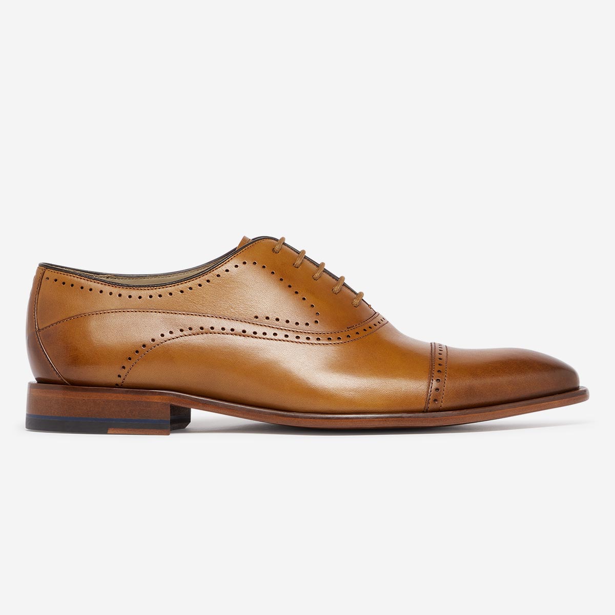 Mallory Light Tan | Men's Leather Oxford Shoes | Oliver Sweeney