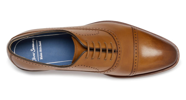 Mallory Light Tan | Men's Leather Oxford Shoes | Oliver Sweeney