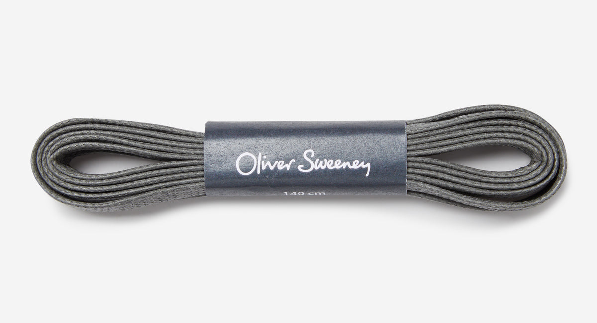 Extra Long Flat Grey Laces | Oliver Sweeney