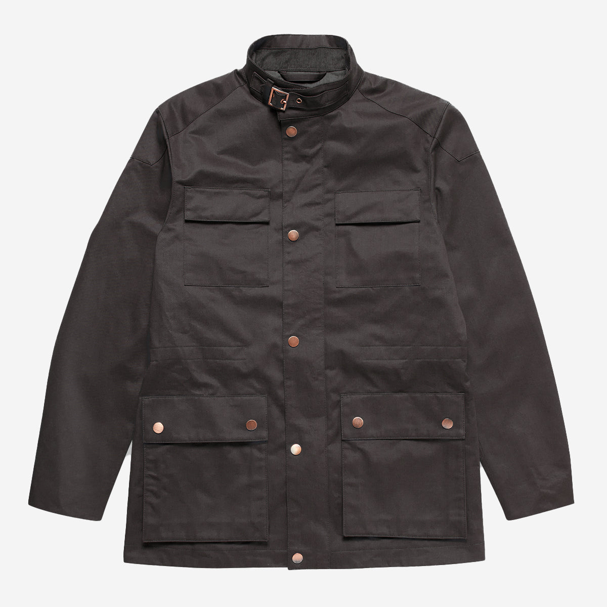 Edwinstowe Dark Grey | Men's Waxed Cotton Jacket | Oliver Sweeney